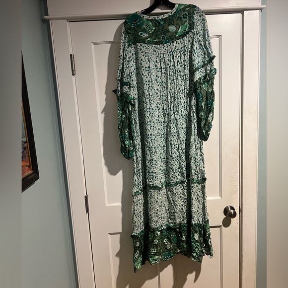 Spell | Dresses | Spell Green Floral Maxi Dress | Poshmark
